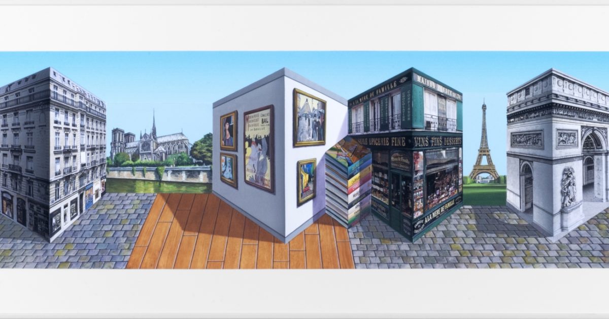 Patrick Hughes – Paree | Editions | Hang-Up Gallery