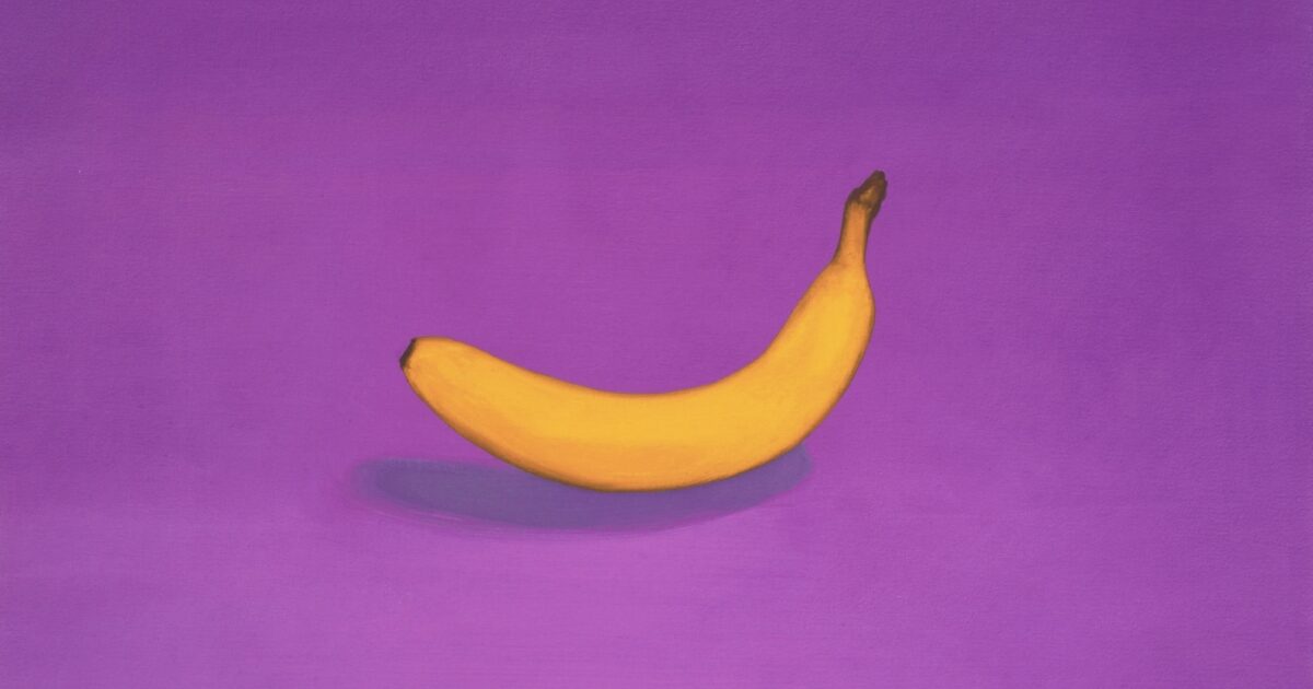 Gavin Turk – Still Life with Banana (Ultraviolet) |… | Hang-Up Gallery