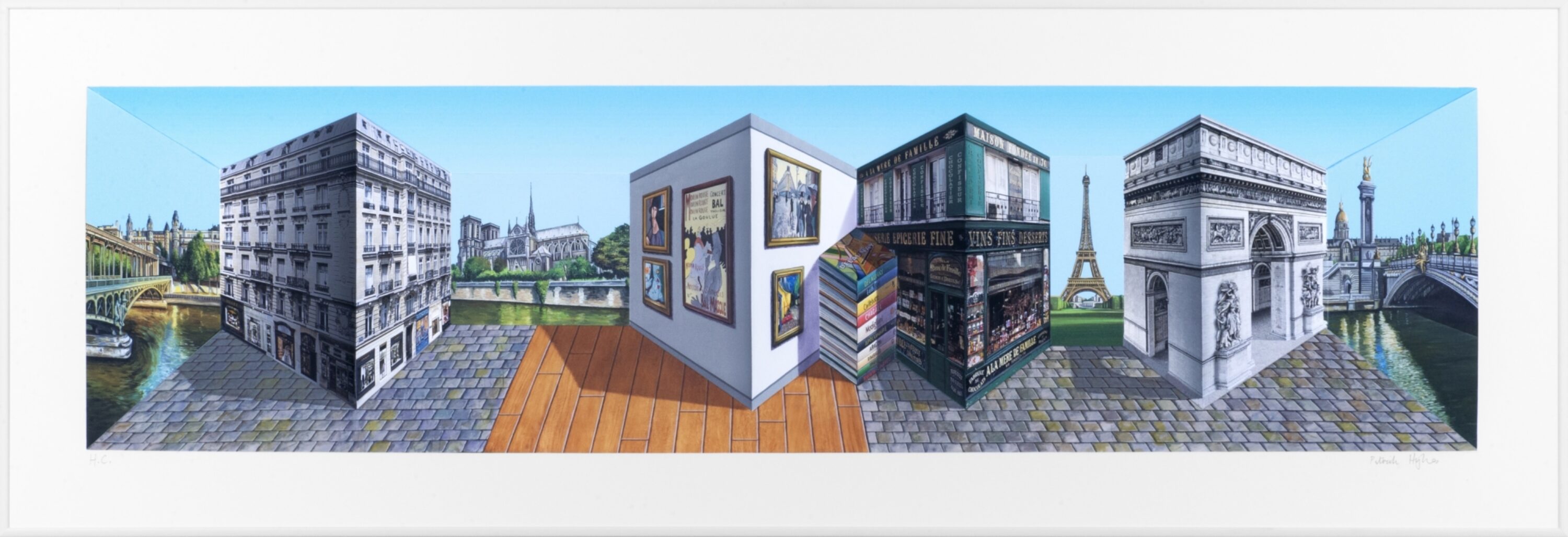 Patrick Hughes – Paree | Editions | Hang-Up Gallery