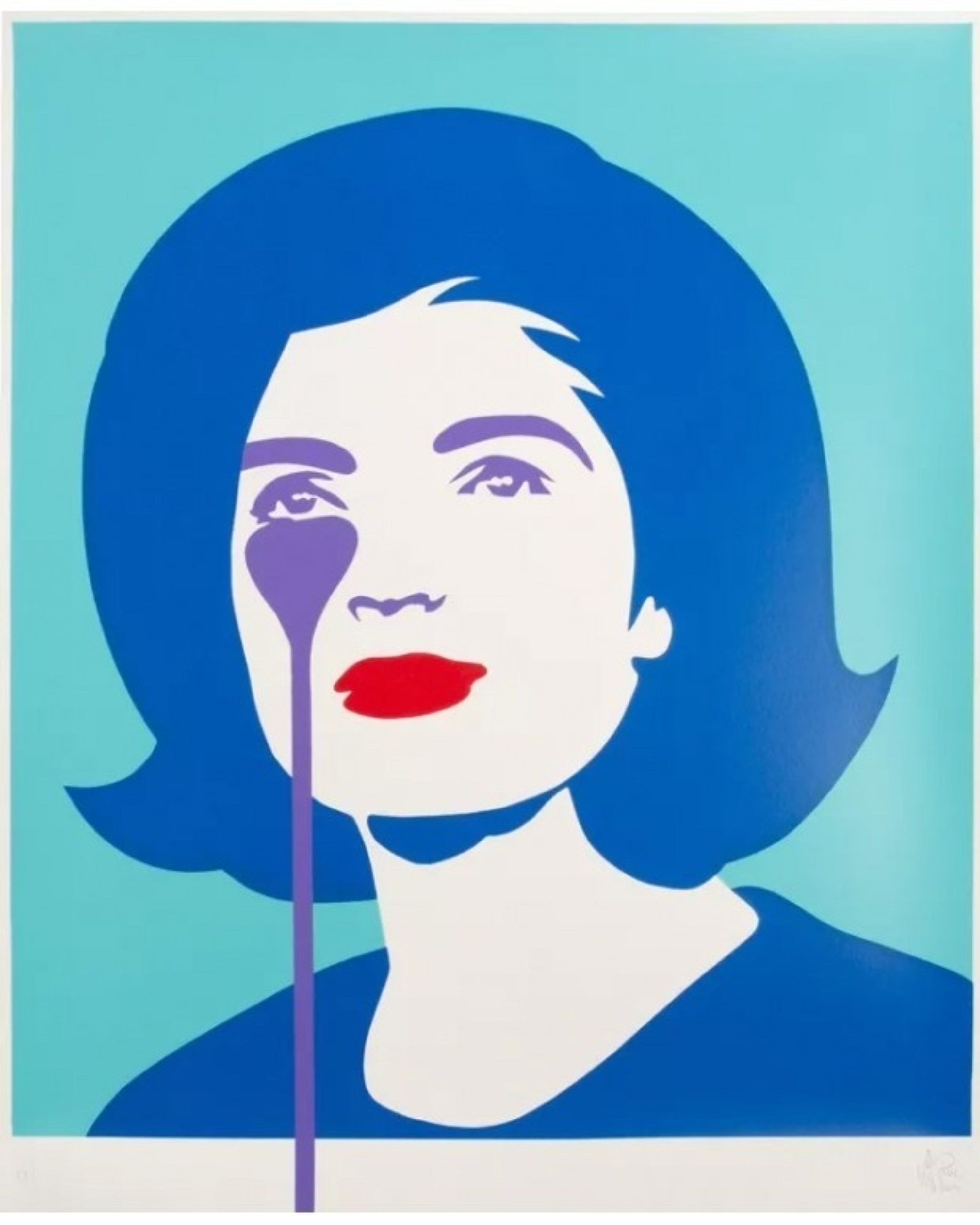JFK's Nightmare - The First Lady (Blue) | Editions | Hang-Up Gallery